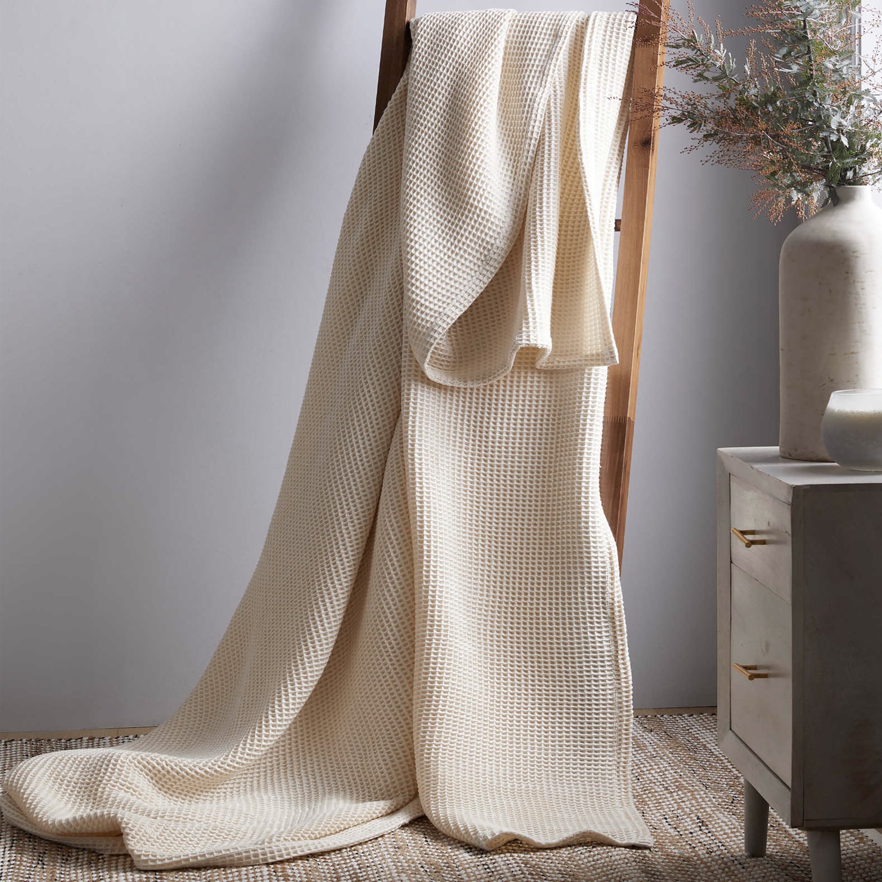 Beige Blanket/Throw